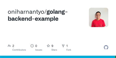 GitHub Oniharnantyo Golang Backend Example