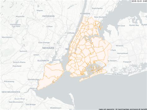纽约犯罪风险预测结果可视化 Fannngxun写字的地方
