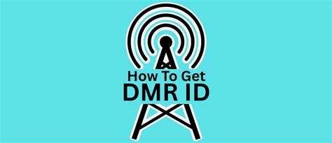 How To Get A Dmr Id Number Ham Shack Reviews