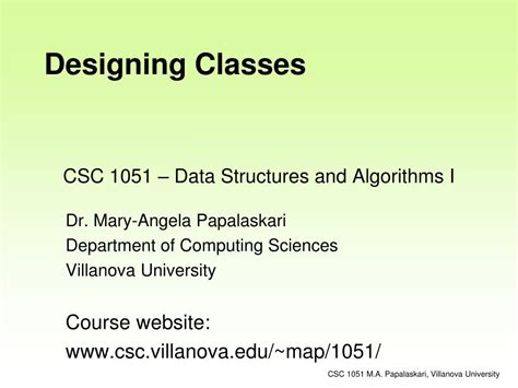 Ppt Csc 1051 Data Structures And Algorithms I Powerpoint