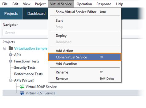 Clone Virtual Services Readyapi Documentation
