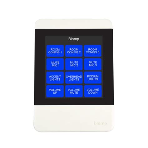 Biamp On Linkedin Biamp Controls Control Interfaces And Control Panels