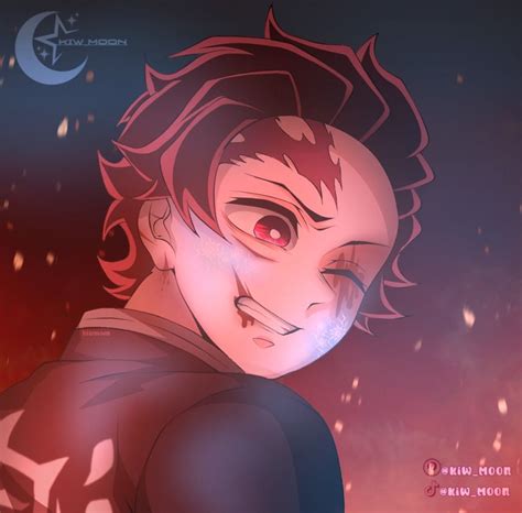 Dibujo De Tanjiro En El Mi Au Winter Hell Bocetos Increíbles
