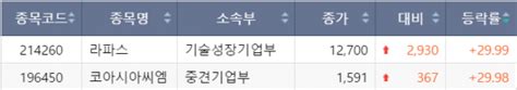 급등락주 짚어보기 라파스 패치형 비만치료제 임상 1상 종료 임박 기대감에 ‘상한가 이투데이