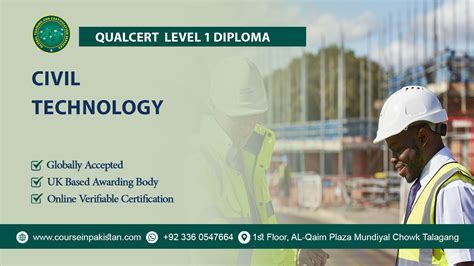 Qualcert Level 1 Diploma In Civil Technology