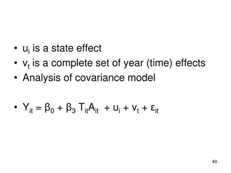 ppt two way fixed effect models difference in difference powerpoint