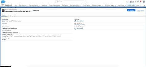 Use Model Builder To Integrate Databricks Models With Salesforce