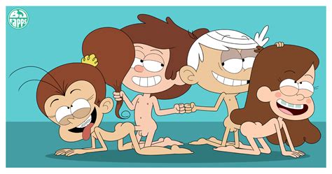 Post BJFapps Crossover Dipper Pines Gravity Falls Lincoln Loud Luan Loud Mabel Pines