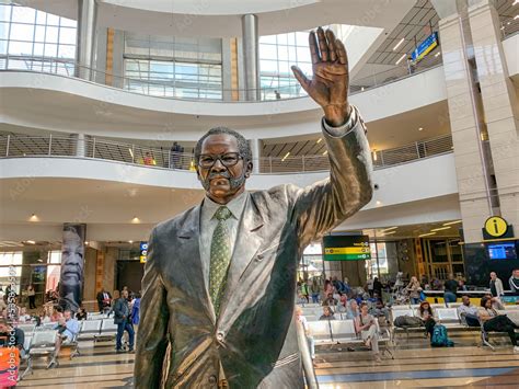 Or Tambo International Airport South Africa Bronze Statue Of Oliver