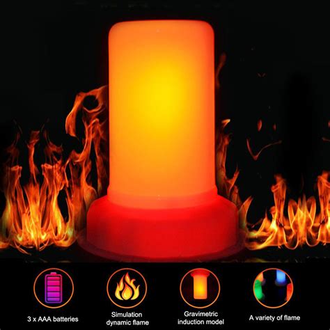 Led Nightlights Dc 5v Led Flame Effect Lamp Flame Vicedeal