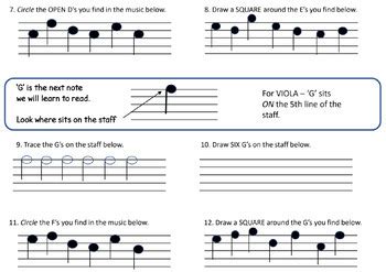 D String Note Reading Is EASY For String Orchestra By Wire Choir Diva