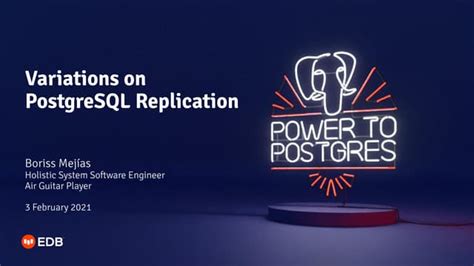 Variations Of Postgresql Replication Ppt