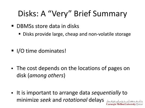 Database Applications 15 415 Dbms Internals Part Ii Lecture 11 October 2 2016 Mohammad