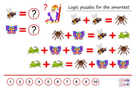 Mathematical Logic Puzzle Game For Smartest Solve Examples And Count