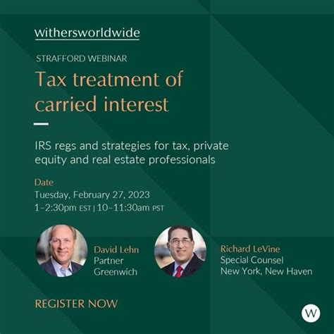 My Colleague David M Lehn And I Will Be Panelists At The Upcoming