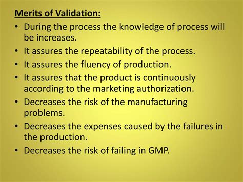 Introduction To Validation Pptx Pharmaceutical Industry Industries