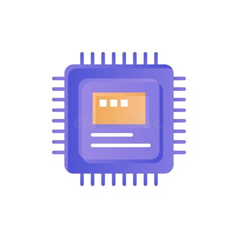 Cpu Storage Computer Hardware Flat Color Icon Vector Icon Banner