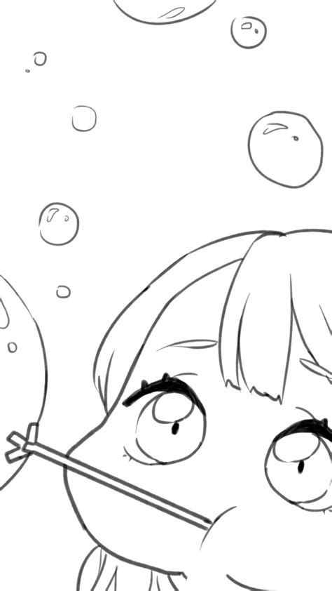 비눗방울 부는 여자아이 샨님 네이버 Ogq마켓