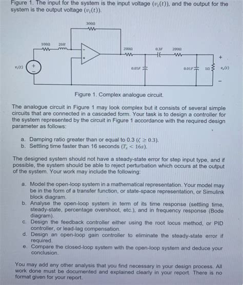 solved figure 1 the input for the system is the input