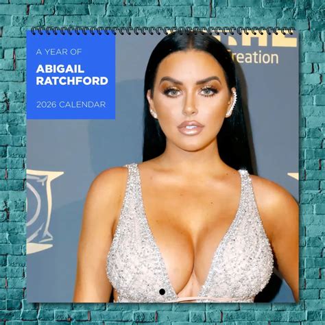 Abigail Ratchford 2026 Wall Calendar 12 Month Celebrity Photo Calendar