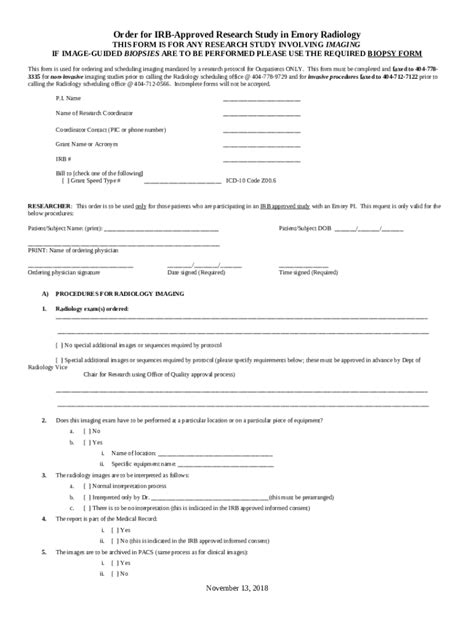 Research Biopsy Request Med Emory Doc Template Pdffiller