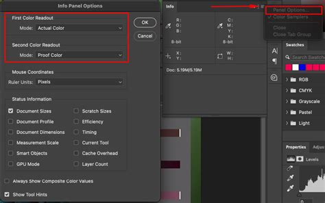 Info Panel Not Showing Result Of Live Edits Adobe Product Community