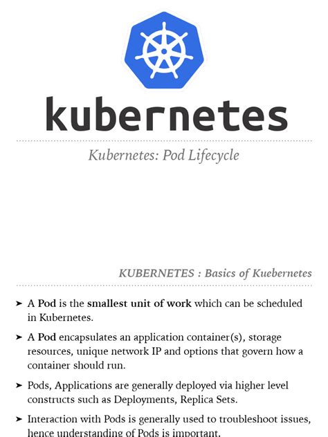 Pod Lifecycle Pdf Systems Engineering Computing