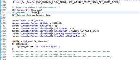 RTOS IWR BOOST Getting SPI To Run On Dev Board And Related Qs About Process Sensors Forum