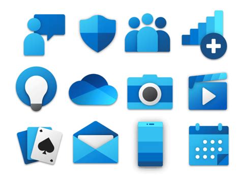 Thoughts On Most Fluent Design Icons Having The Same Color Scheme R