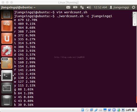 Linux 统计文档中各个字母出现的次数显示各个字母出现的频率 灰信网软件开发博客聚合
