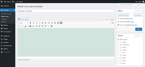 Cómo Utilizar El Editor Clásico En Wordpress Sin Plugins Labarta
