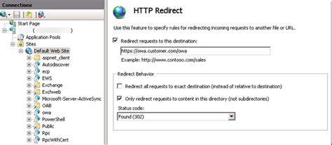 Systems Inside Redirecting Webmail OWA URLs In IIS For All Exchange Versions