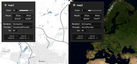 Unfolding Maps Example Debug Display