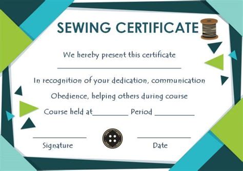 Sewing Certificate Template 10 Templates Designed For Sewing Institutes Sewing Certificate Template 10 Templates Designed For Sewing Institutes