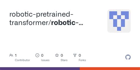 Robotic Pretrained Indexhtml At Main · Robotic