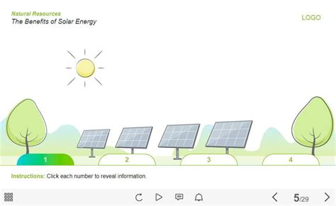 Solar Energy Tabs Download Trivantis Lectora Template