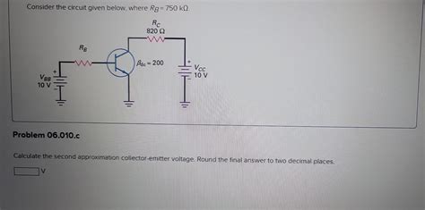 Solved Consider The Circuit Given Below Problem D Chegg