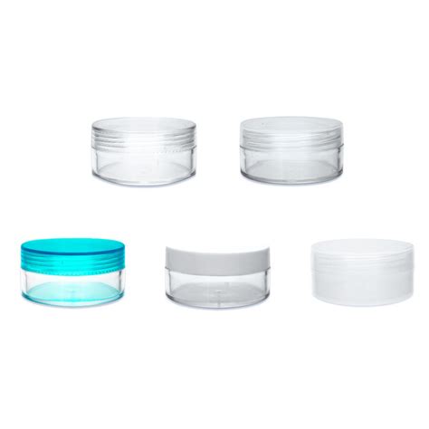 크림용기 100ml Ps 투명화이트캡 메가플라스틱