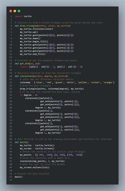 David Caleb Chaparro Orozco On Linkedin Recursion Fractals
