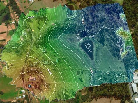 Aerial View Map Of