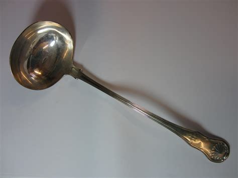 Bonhams A Silver Kings Pattern Ladle By Thomas Wilkes Barker London