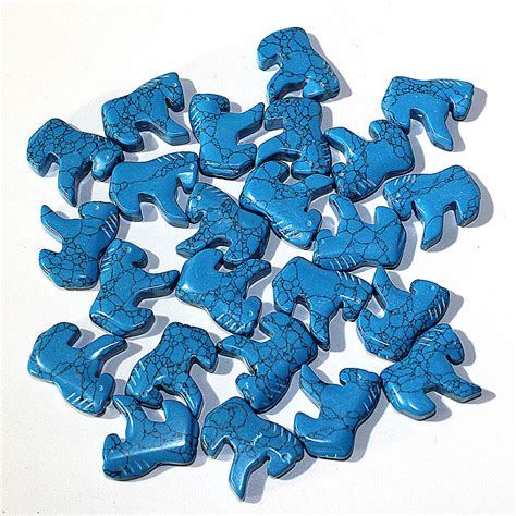 Block Dark Matrix Horse Fetish Bead 225 Wholesale