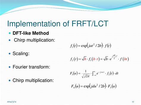 Ppt Fractional Fourier Transform Powerpoint Presentation Free Download Id340568