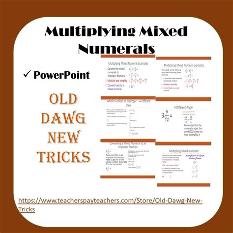 Multiplying Mixed Numerals PowerPoint Made By Teachers