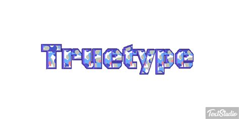 truetype font animated logo designs