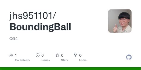 Github Jhs951101boundingball Cg4