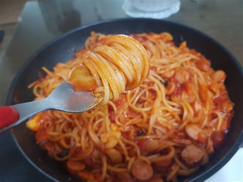 간단한 토마토스파게티 만들기