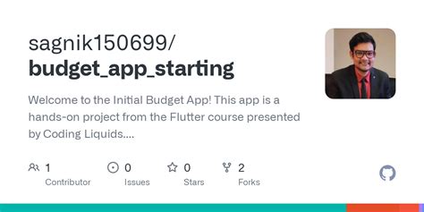 Budget App Starting Lib Main Dart At Master Sagnik150699 Budget App Starting GitHub