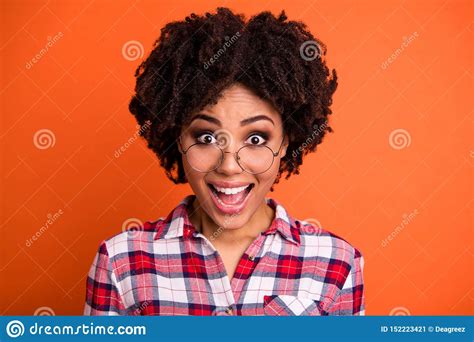 Close Up Portrait Of Her She Nice Attractive Cheerful Cheery Overjoyed