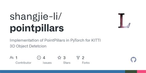 Github Shangjie Lipointpillars Implementation Of Pointpillars In